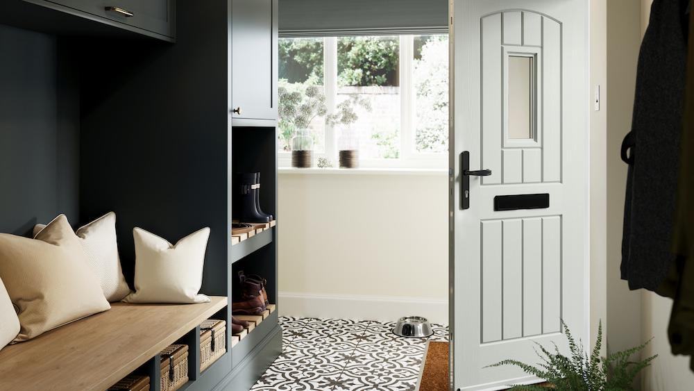 Chamfered Leading Edge on Rockdoor Composite Doors